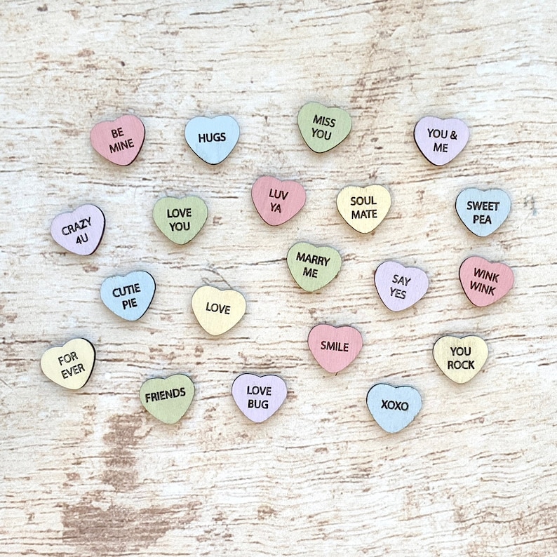 Valentine Candy Heart Box | Sweethearts Candy Shaker Box | Conversation ...