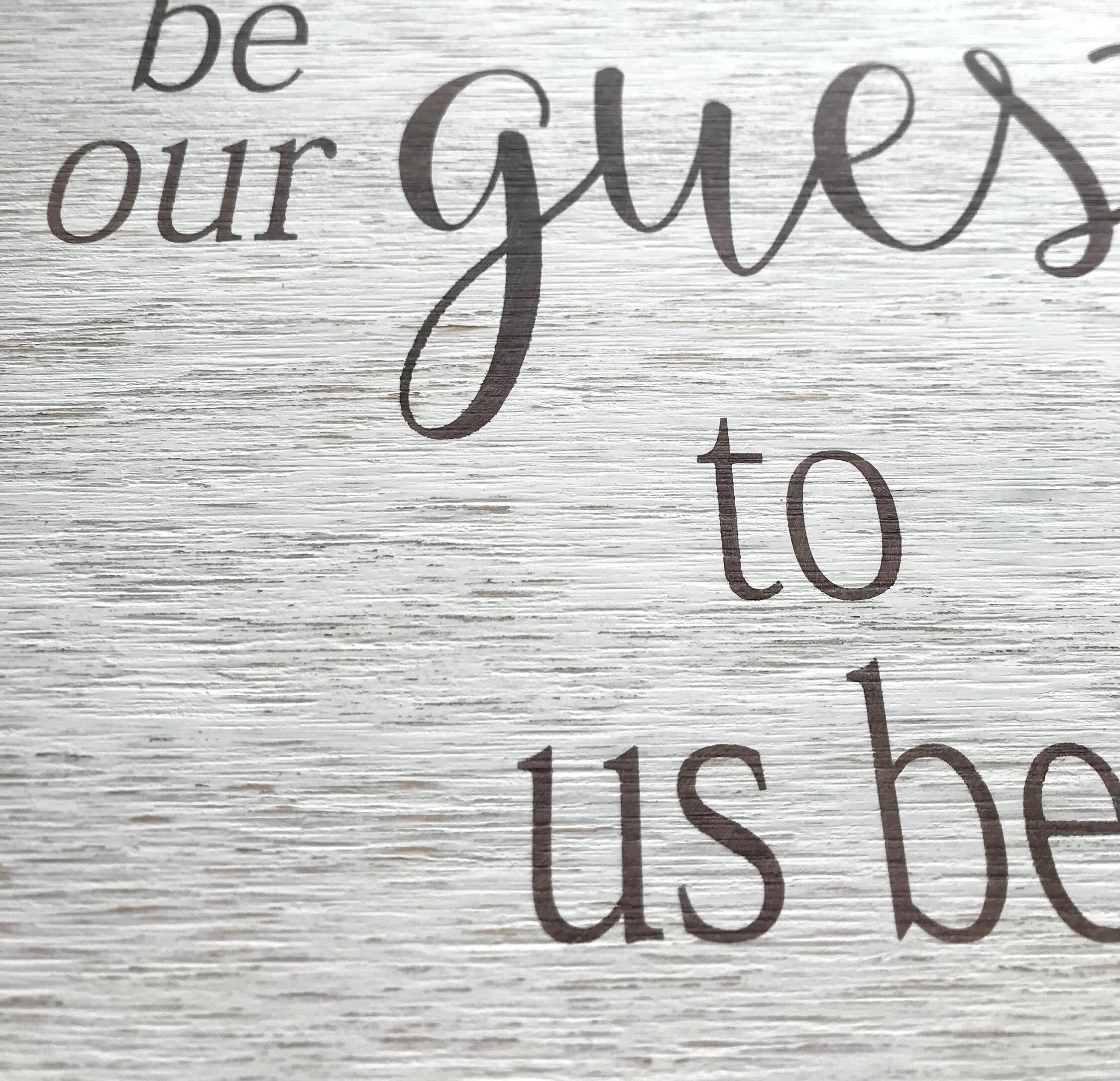 Farmhouse Table Prayer Sign: Distressed "come Lord Jesus" Wood Sign (19 ...
