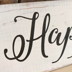 Happy Easter Sign | Wood Easter Sign | Bunny Sign | Farmhouse Easter ...