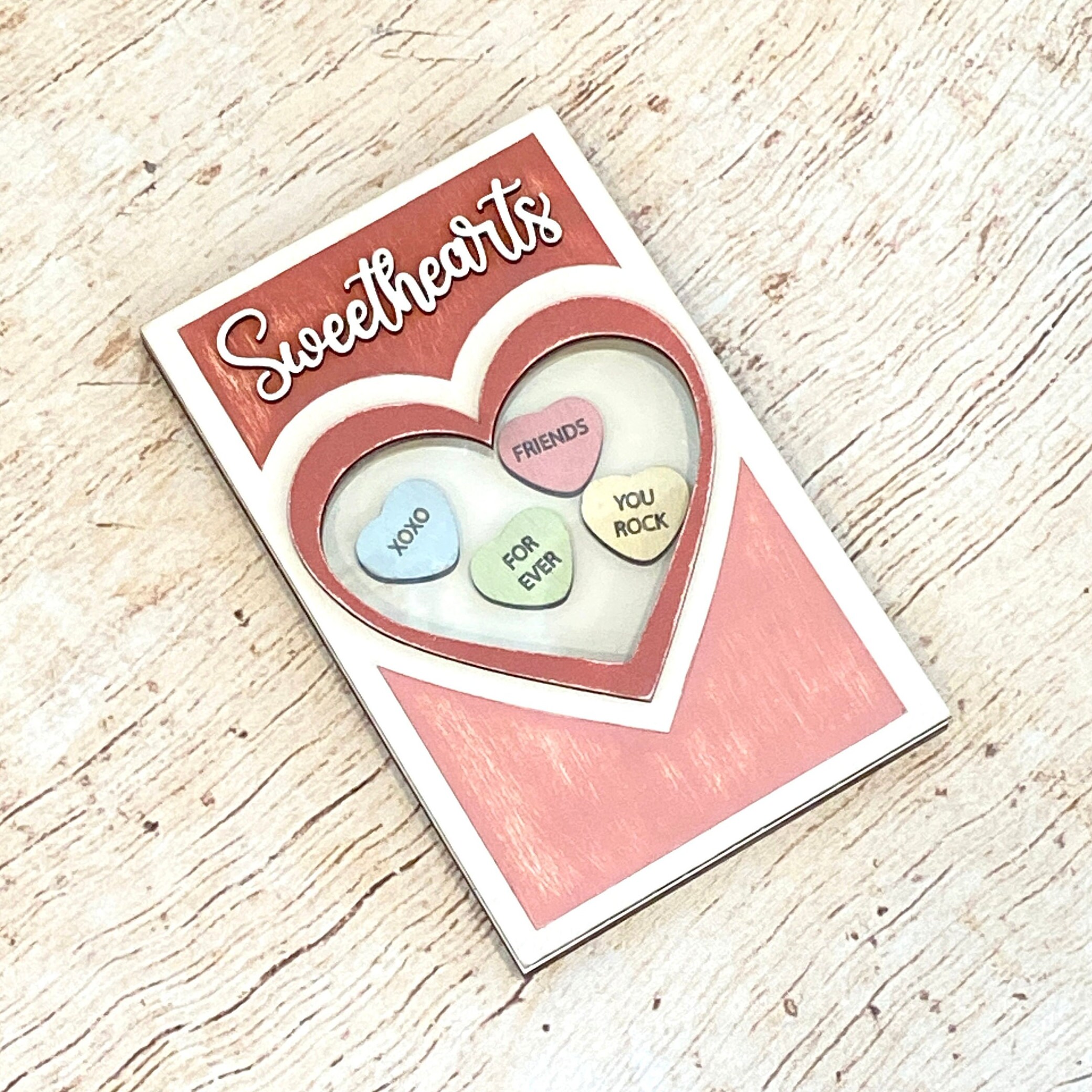 Valentine Candy Heart Box | Sweethearts Candy Shaker Box | Conversation ...