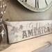 God Bless America Sign | Patriotic Sign | Rustic | Farmhouse | 5.5"h X ...