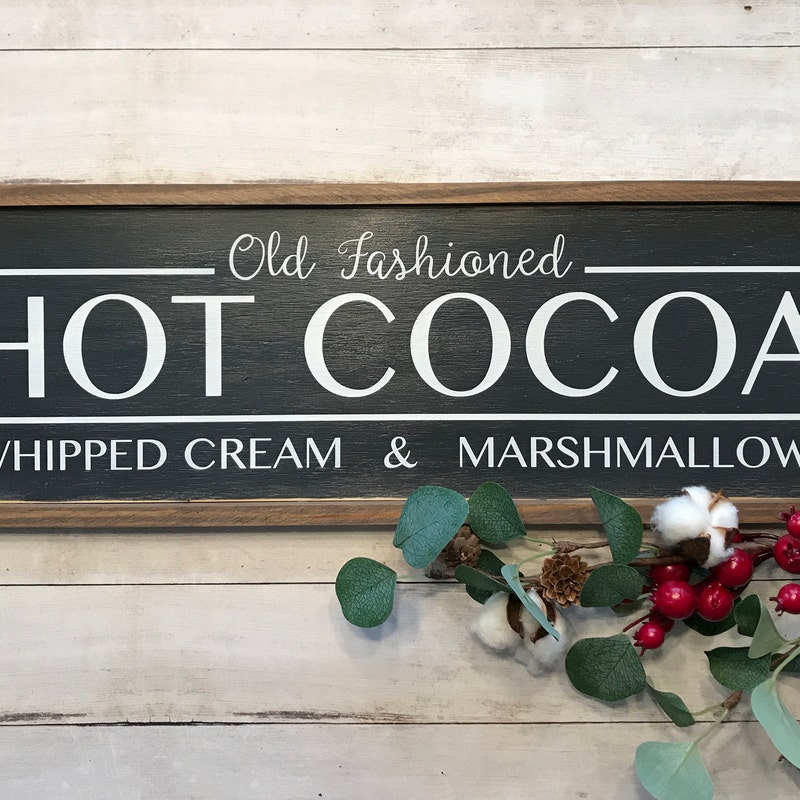 Hot Cocoa Sign - Etsy