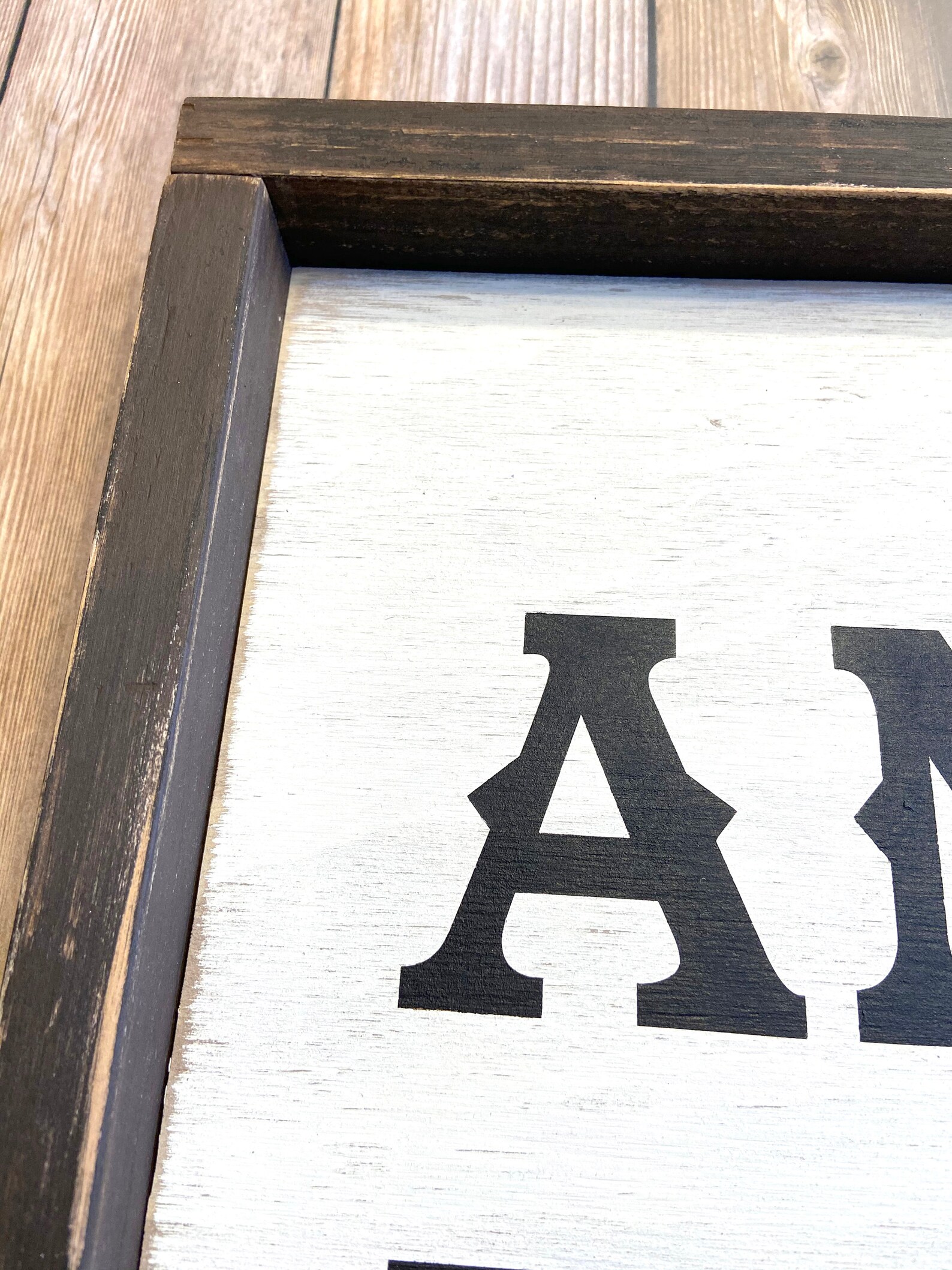 America - Home of Faith, Family, Freedom Sign | Farmhouse Rustic Sign ...
