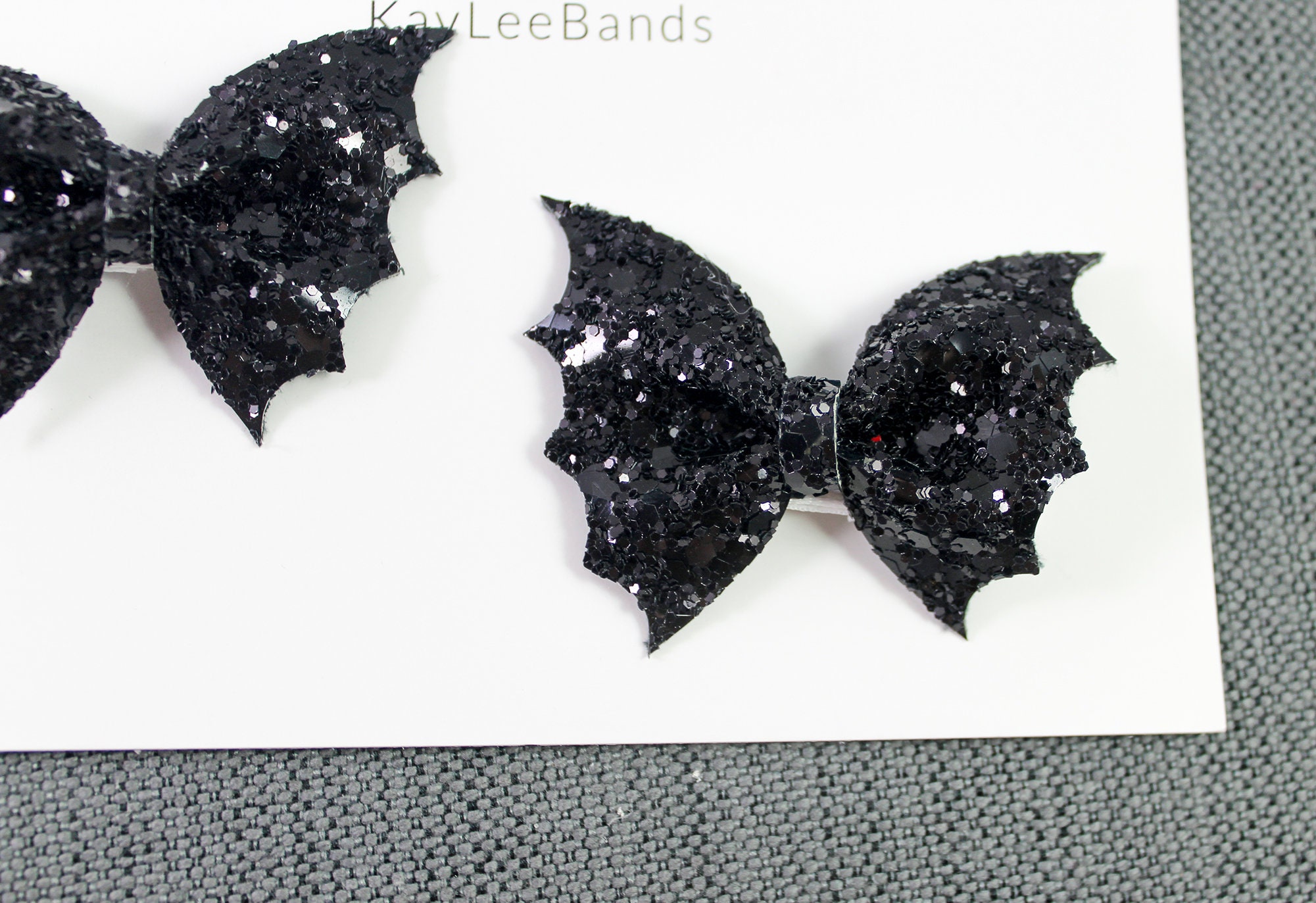 Bat Pigtail Bows Halloween Hair Bows Hair Bow Clips - Etsy