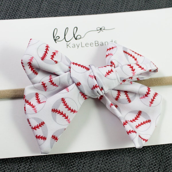Baseball Bow - Etsy