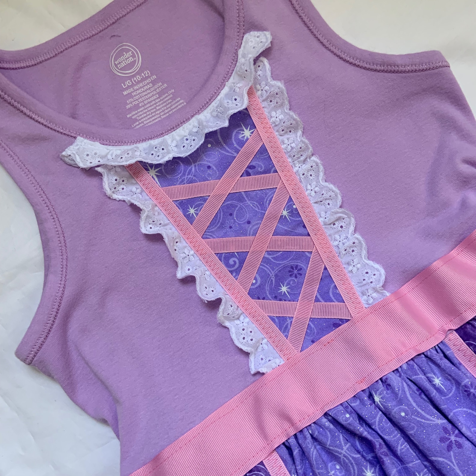 Rapunzel From Tangled-inspired Comfy Tank Top Dress for Big - Etsy