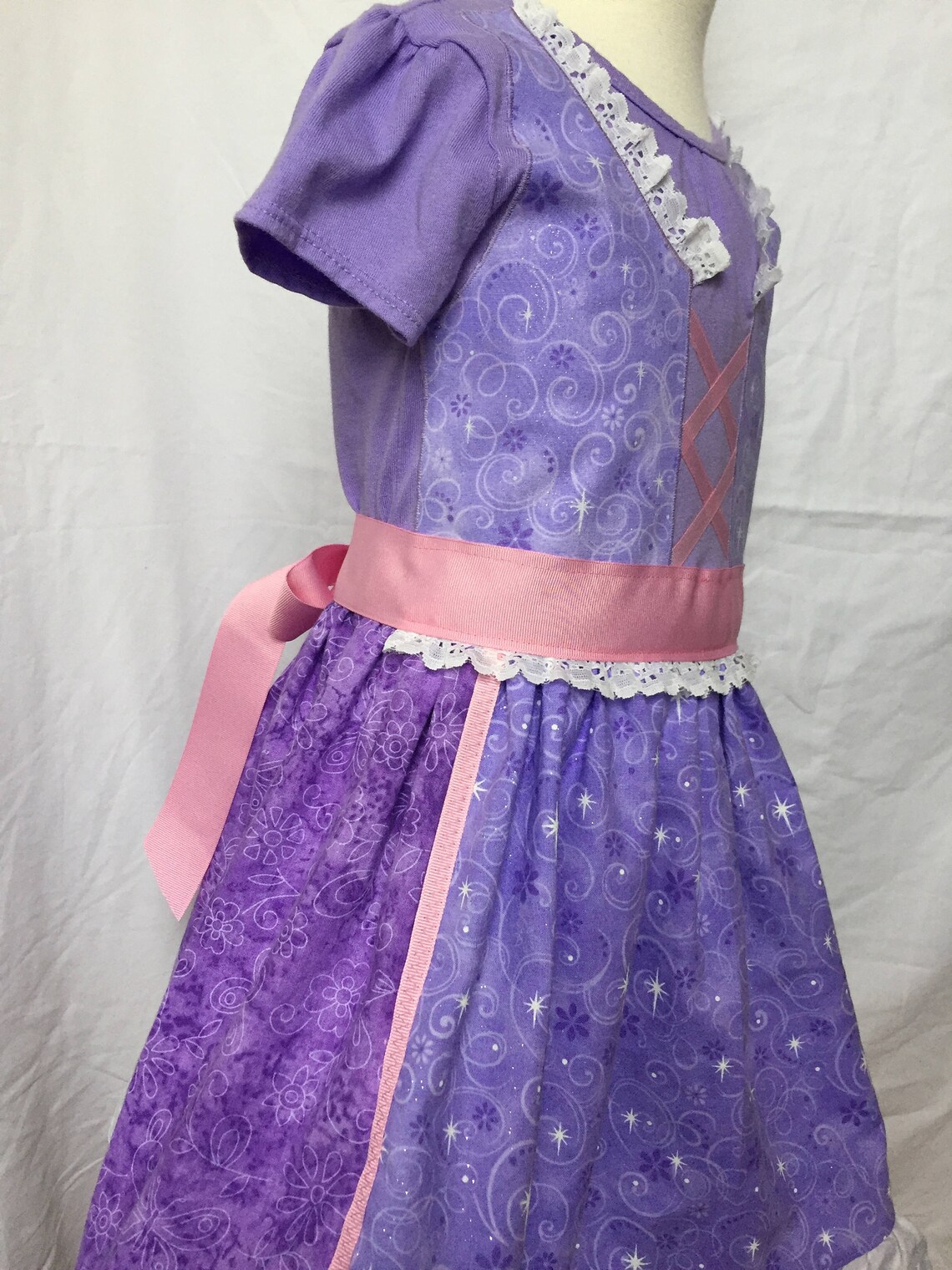 Rapunzel From Tangled-inspired Comfy T-shirt Dress Sizes 2 3 | Etsy