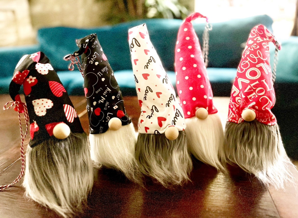 Handmade Gnomes, Handmade Gifts Valentines Gnomes for All Seasons ...