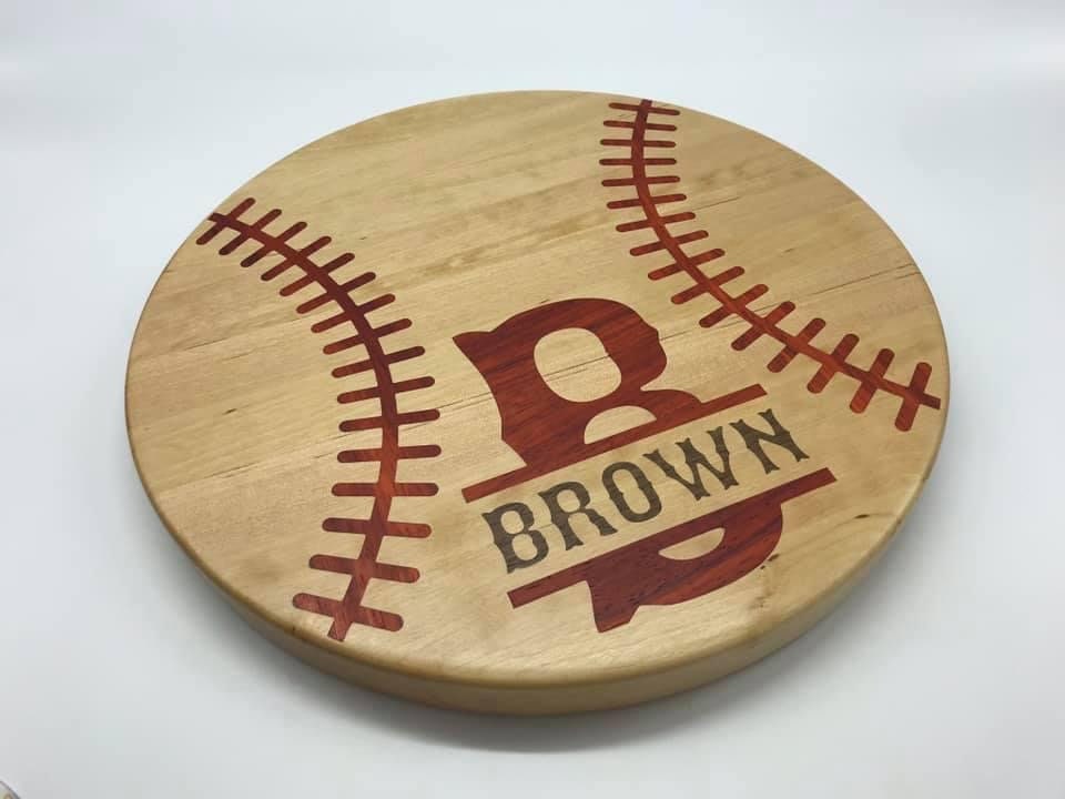 Baseball Cutting Board Template - Etsy