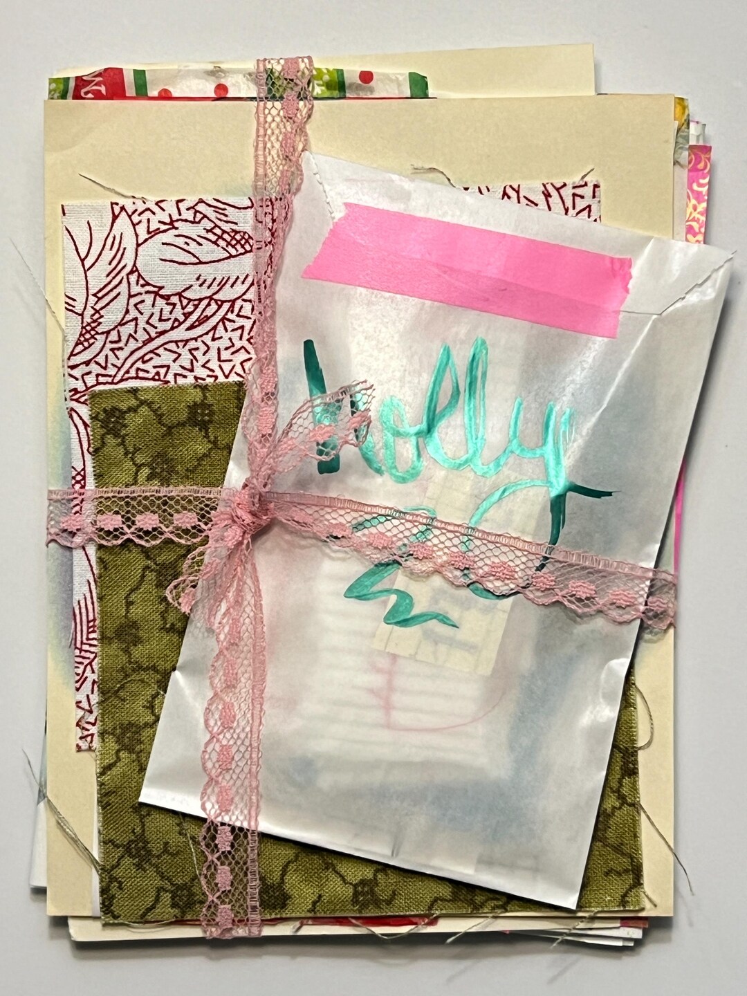 Holly Holiday Field Guide Journal Kit, DIY Mini Journal, Christmas ...