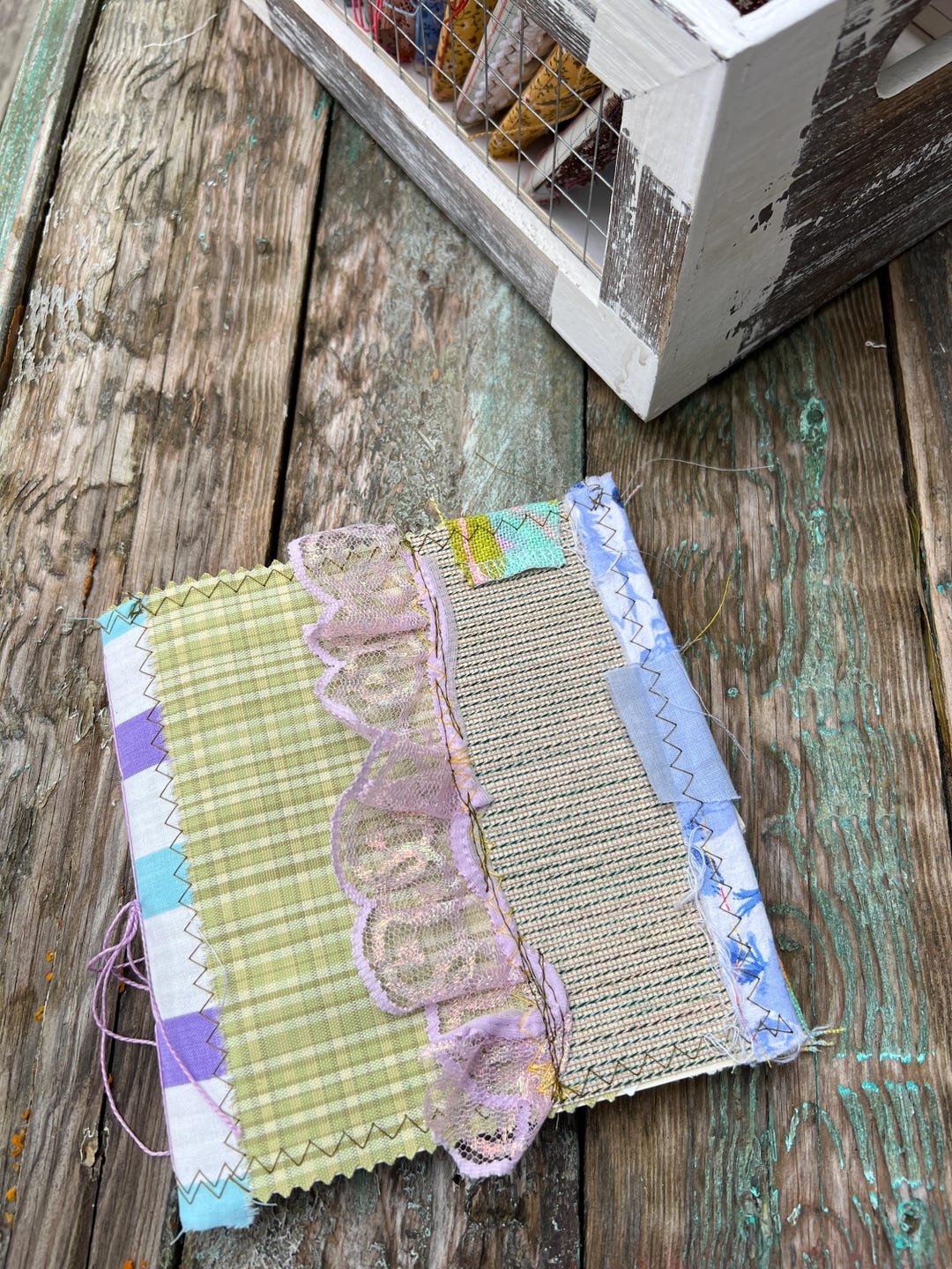 Upcycled Upholstery Fabric Journal, Thrifted Wallpaper Art Journal - Etsy