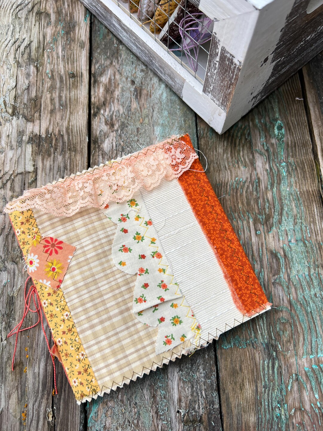 Upcycled Upholstery Fabric Journal, Thrifted Wallpaper Art Journal - Etsy