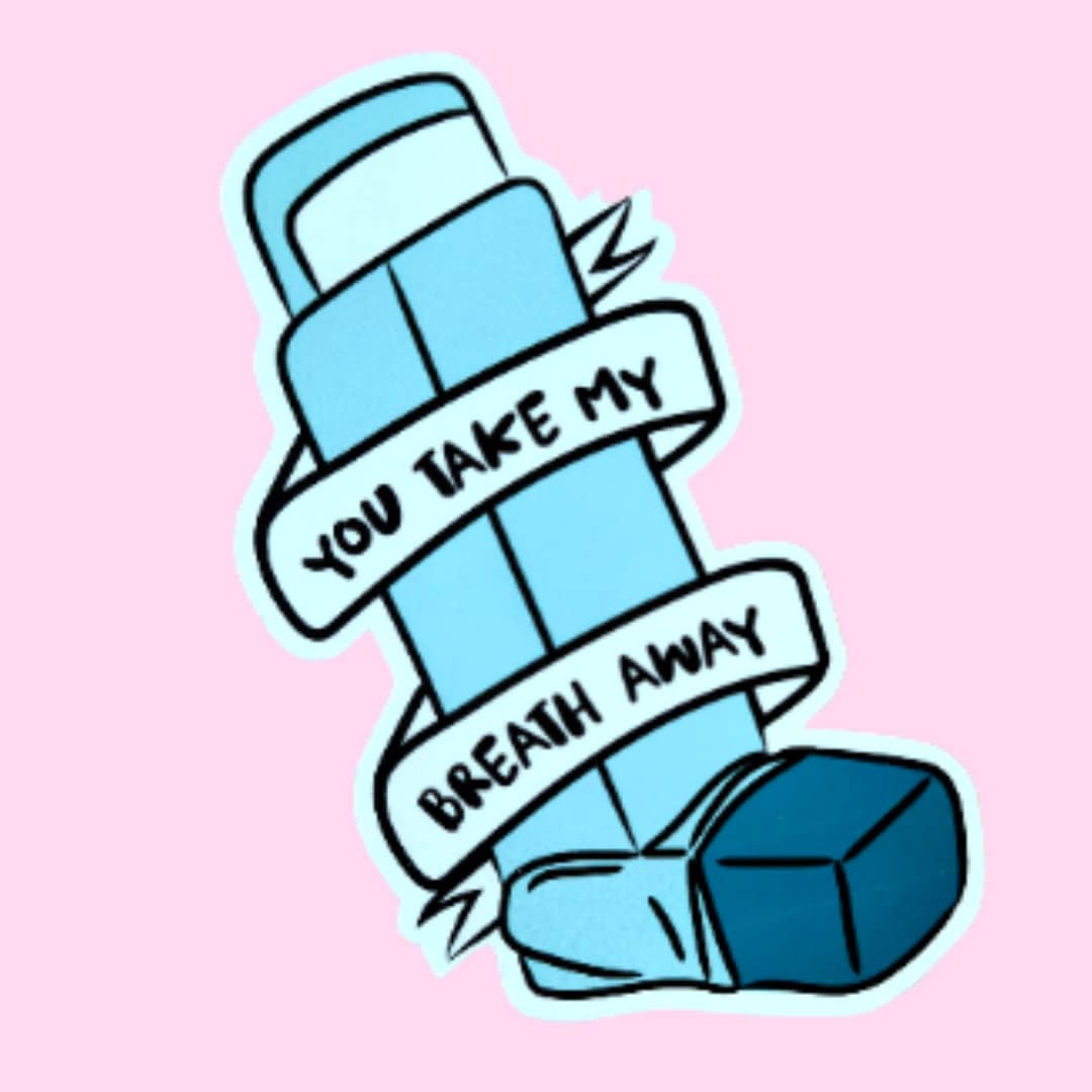 Inhaler Sticker - Etsy