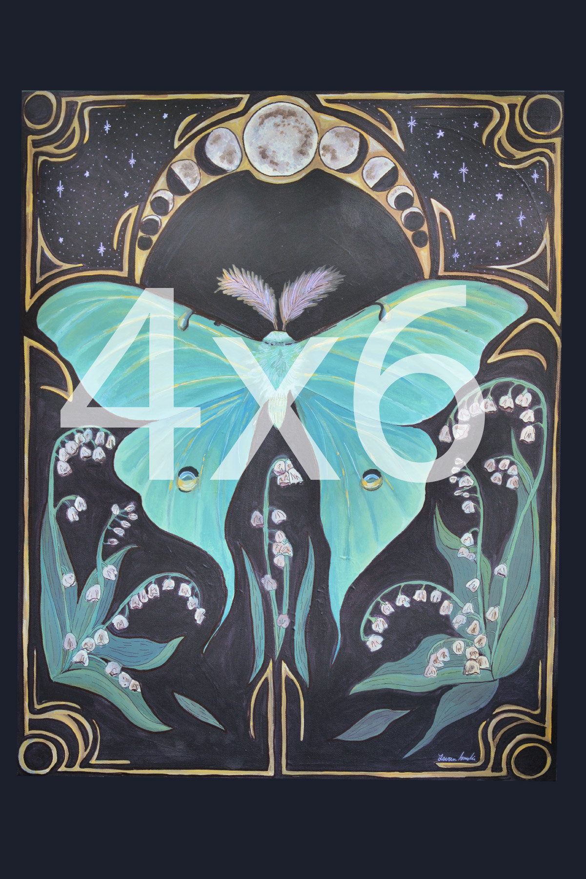 Luna Moth Print - Etsy