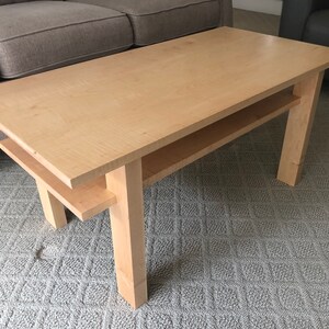 Maple Coffee Table - Etsy