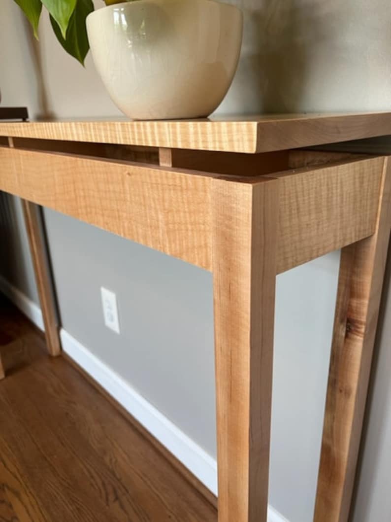 Tiger Maple Console Table | Etsy