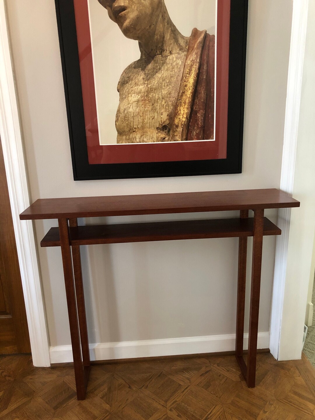 Mahogany Console Table. - Etsy