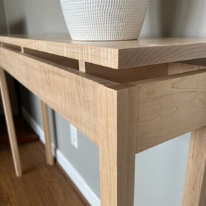 Tiger Maple Console Table - Etsy