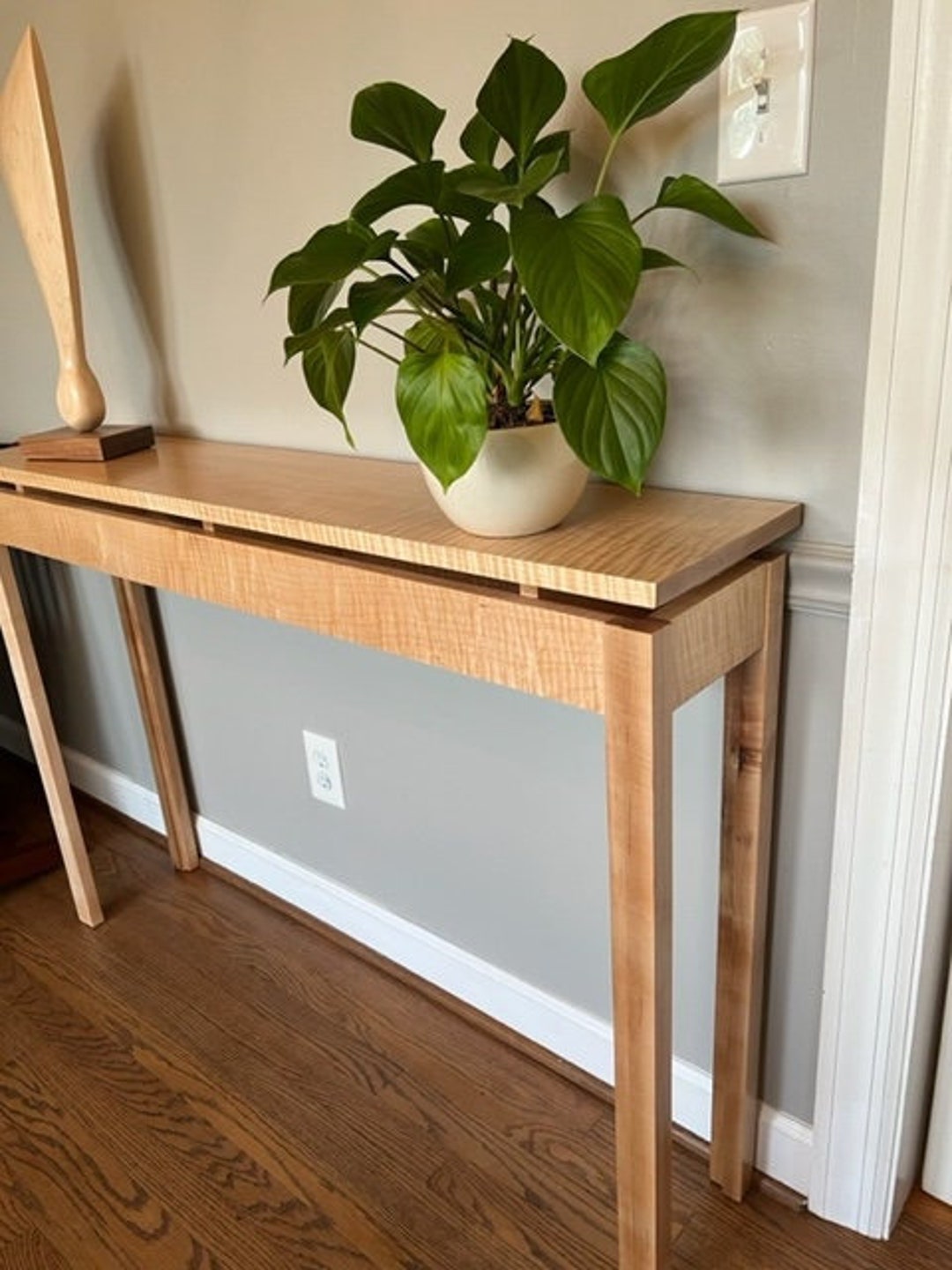 Tiger Maple Console Table - Etsy