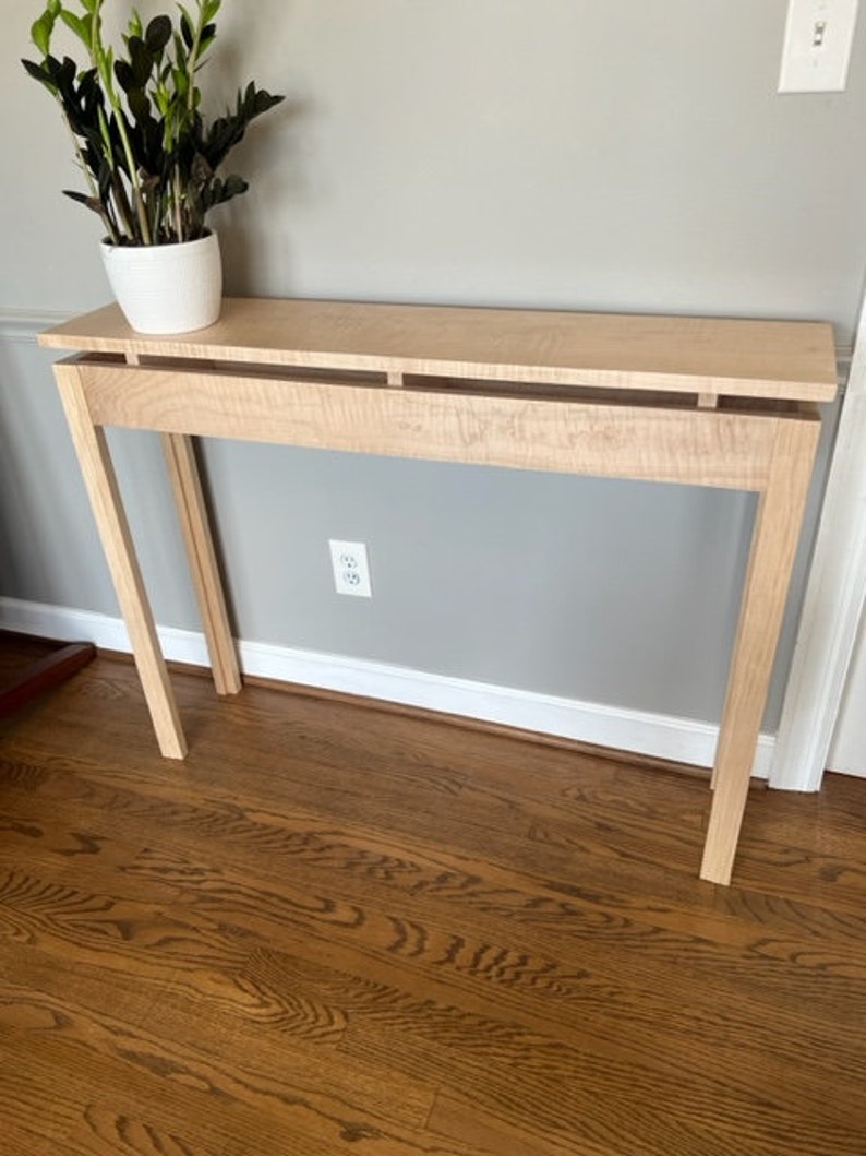 Tiger Maple Console Table - Etsy