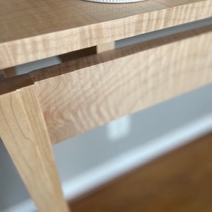 Tiger Maple Console Table - Etsy