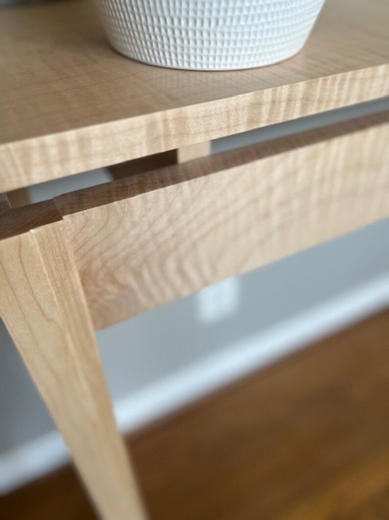 Tiger Maple Console Table - Etsy