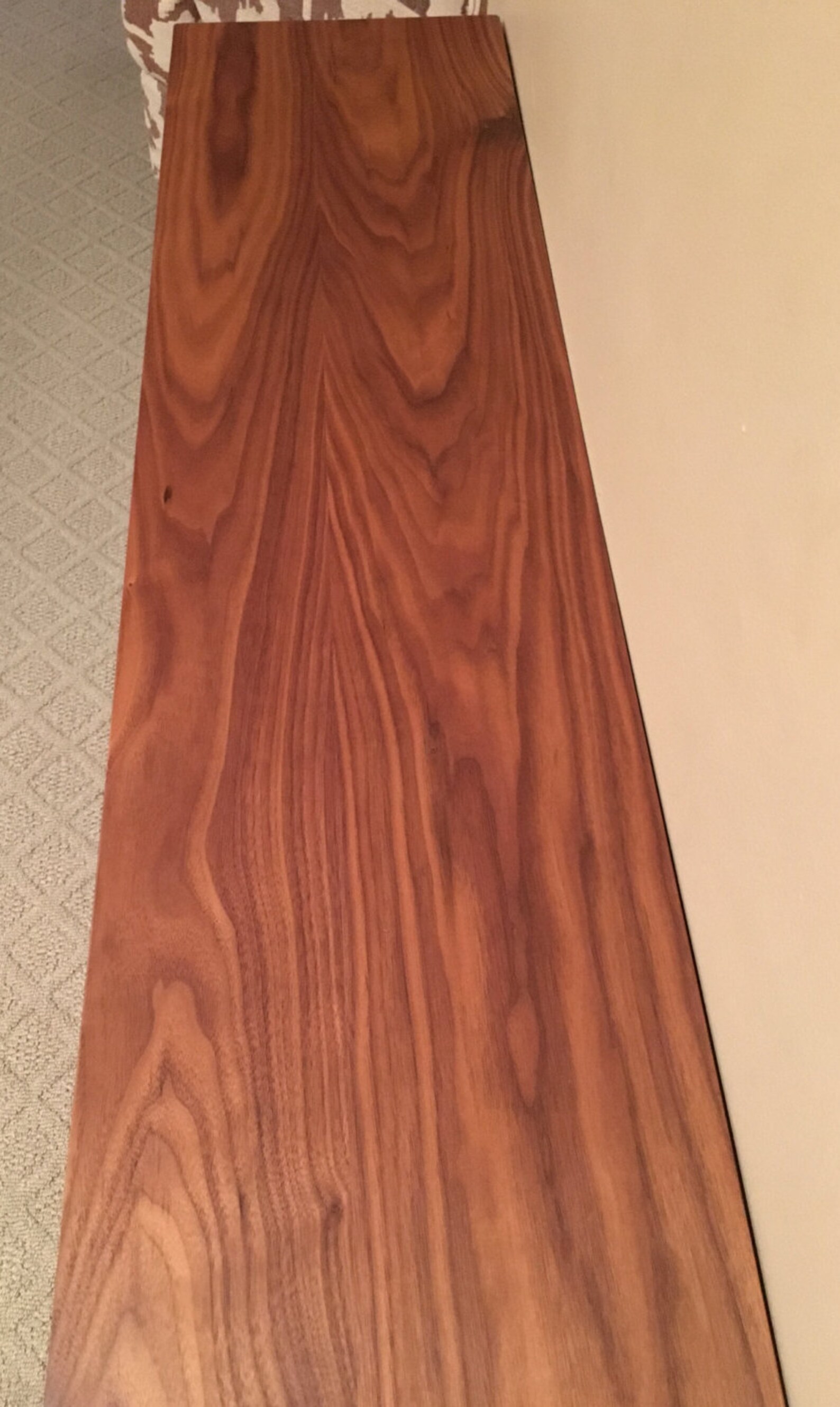 Walnut Console Entry Way Table - Etsy