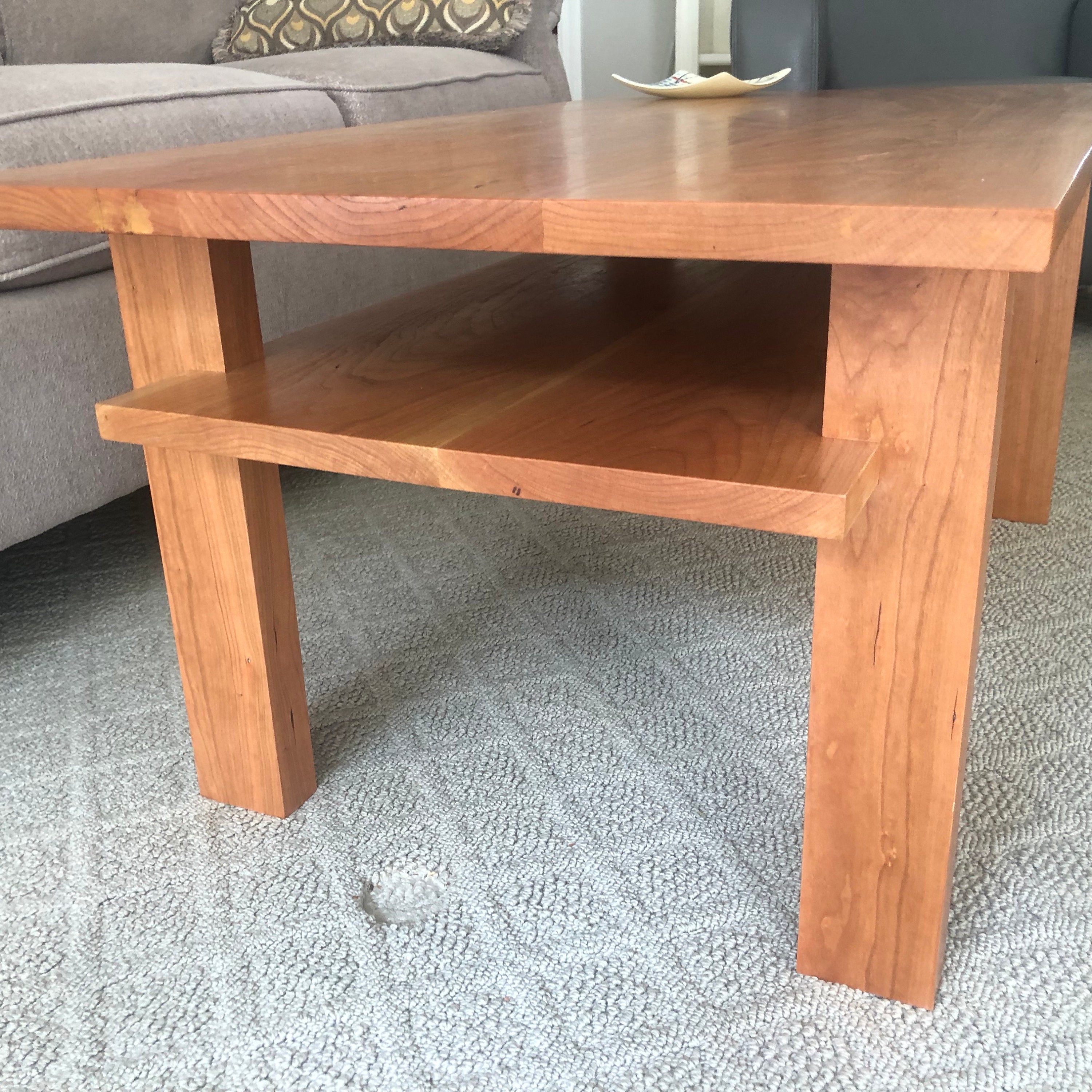 Cherry Coffee Table Small Spaces - Etsy