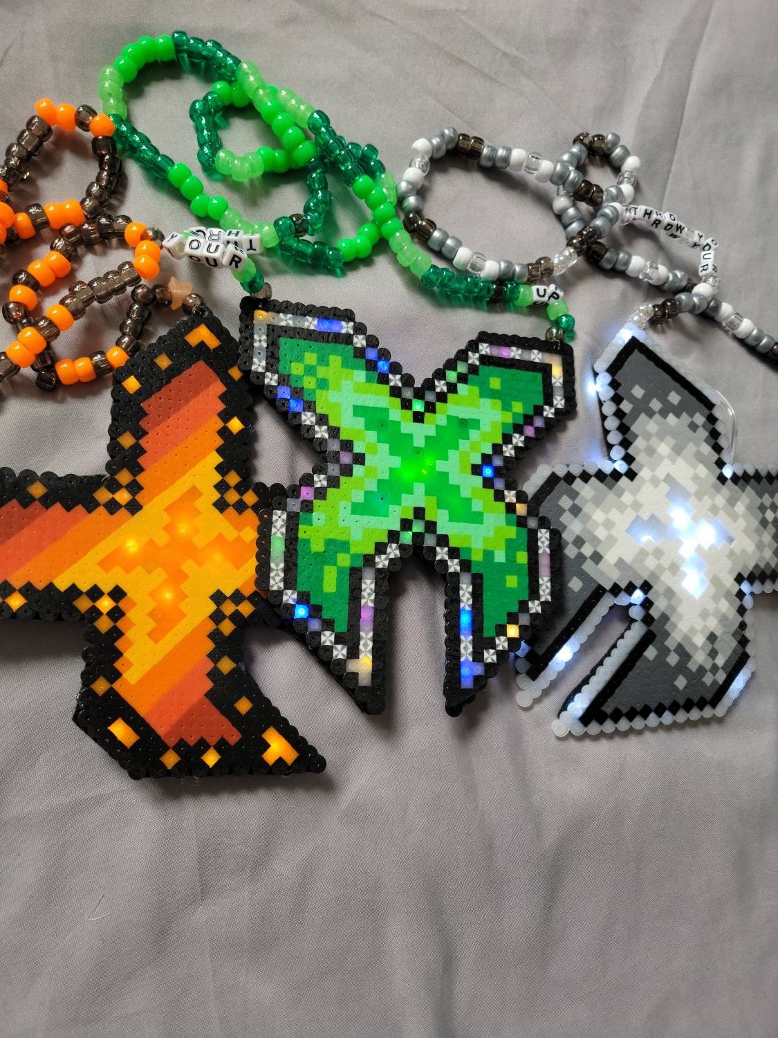 Excision X Headbanger Kandi Perler Necklace for EDM Music - Etsy