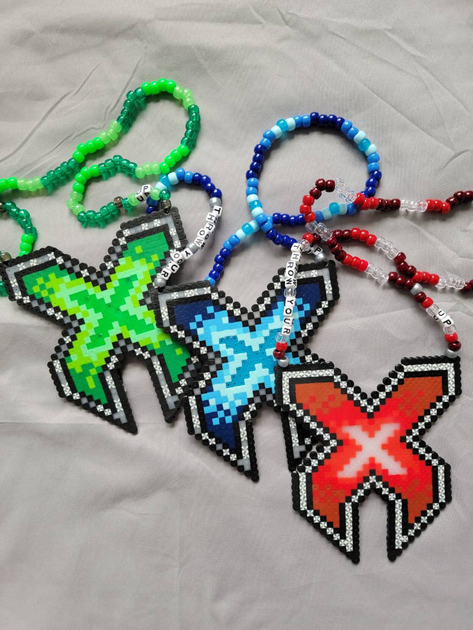 Excision X Headbanger Kandi Perler Necklace for EDM Music - Etsy