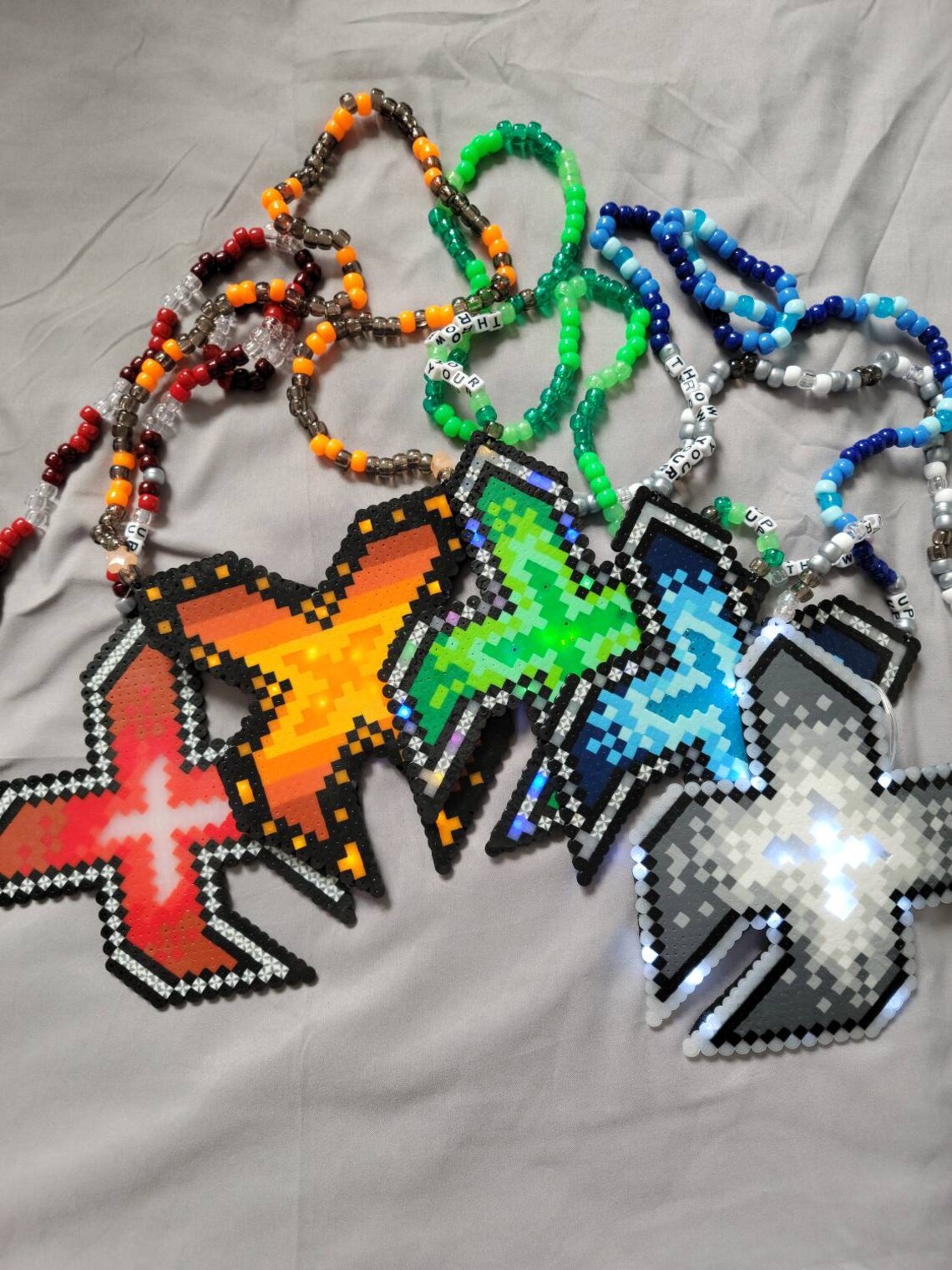 Excision X Headbanger Kandi Perler Necklace for EDM Music - Etsy