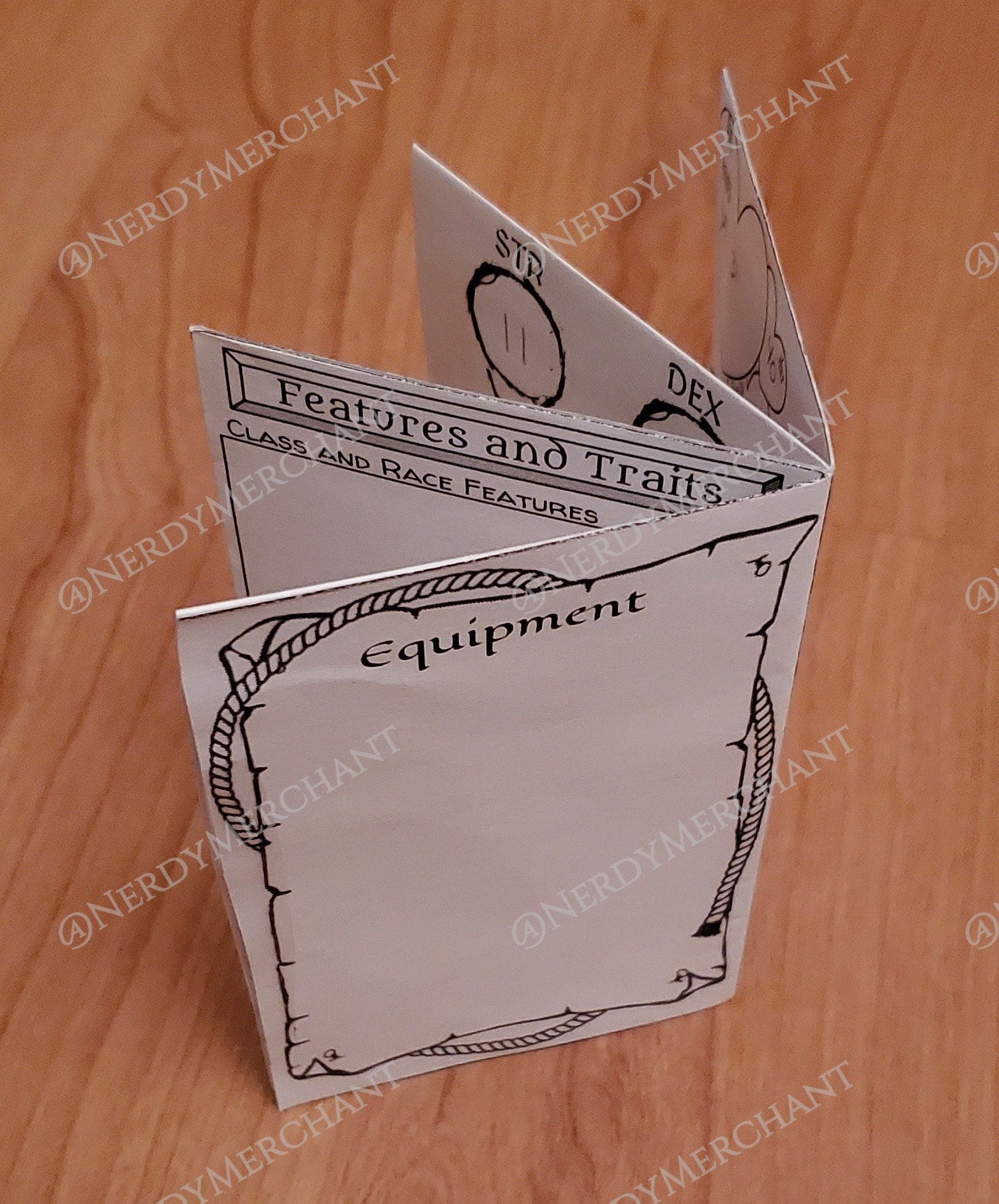 Pocket 5E Character Sheet - Etsy