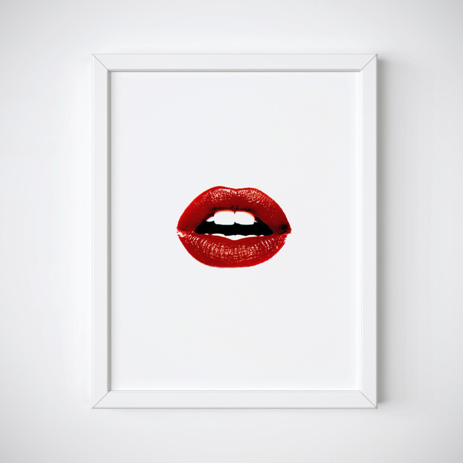 Fashion Wall Art Fashion Print Lip print Lipstick print | Etsy