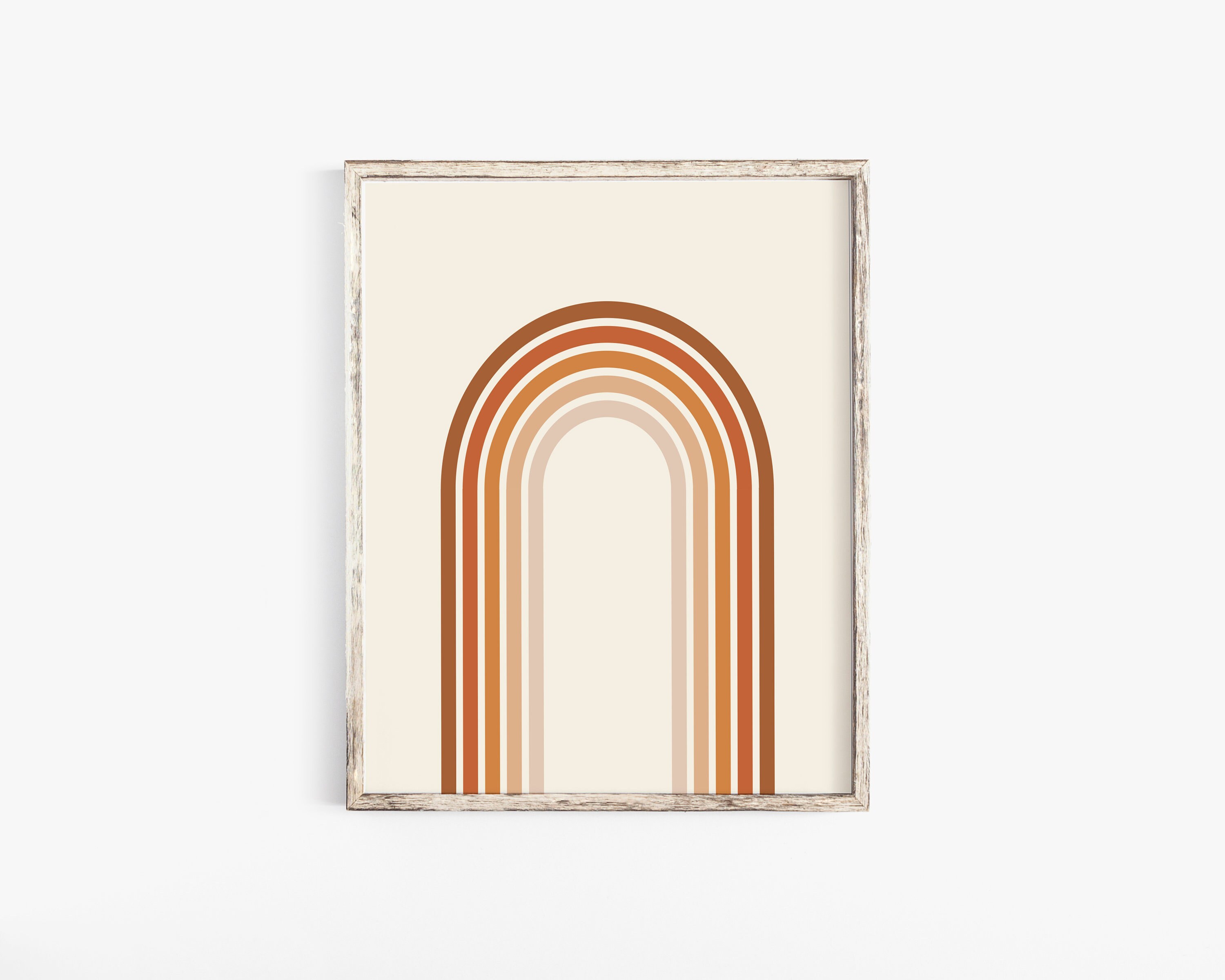 Boho Rainbow Decor Boho Rainbow Print Boho Wall Decor | Etsy