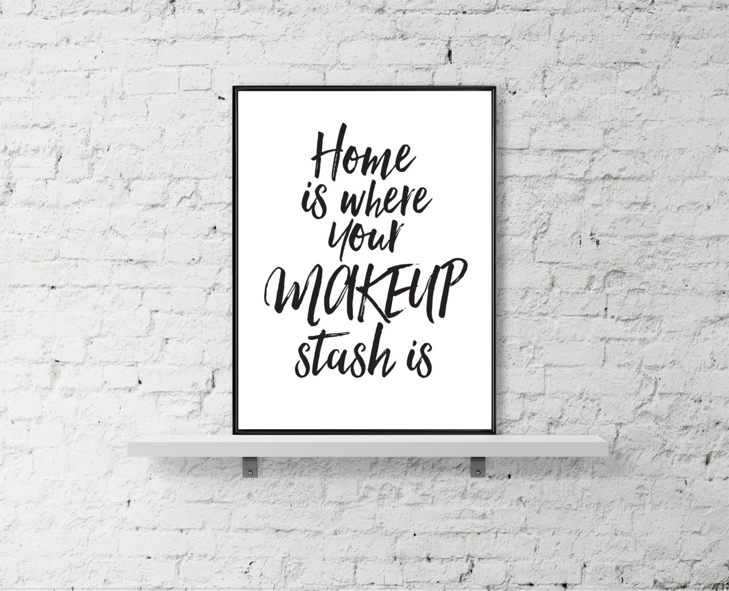 Makeup Print Makeup Art Makeup Quote Beauty Print - Etsy