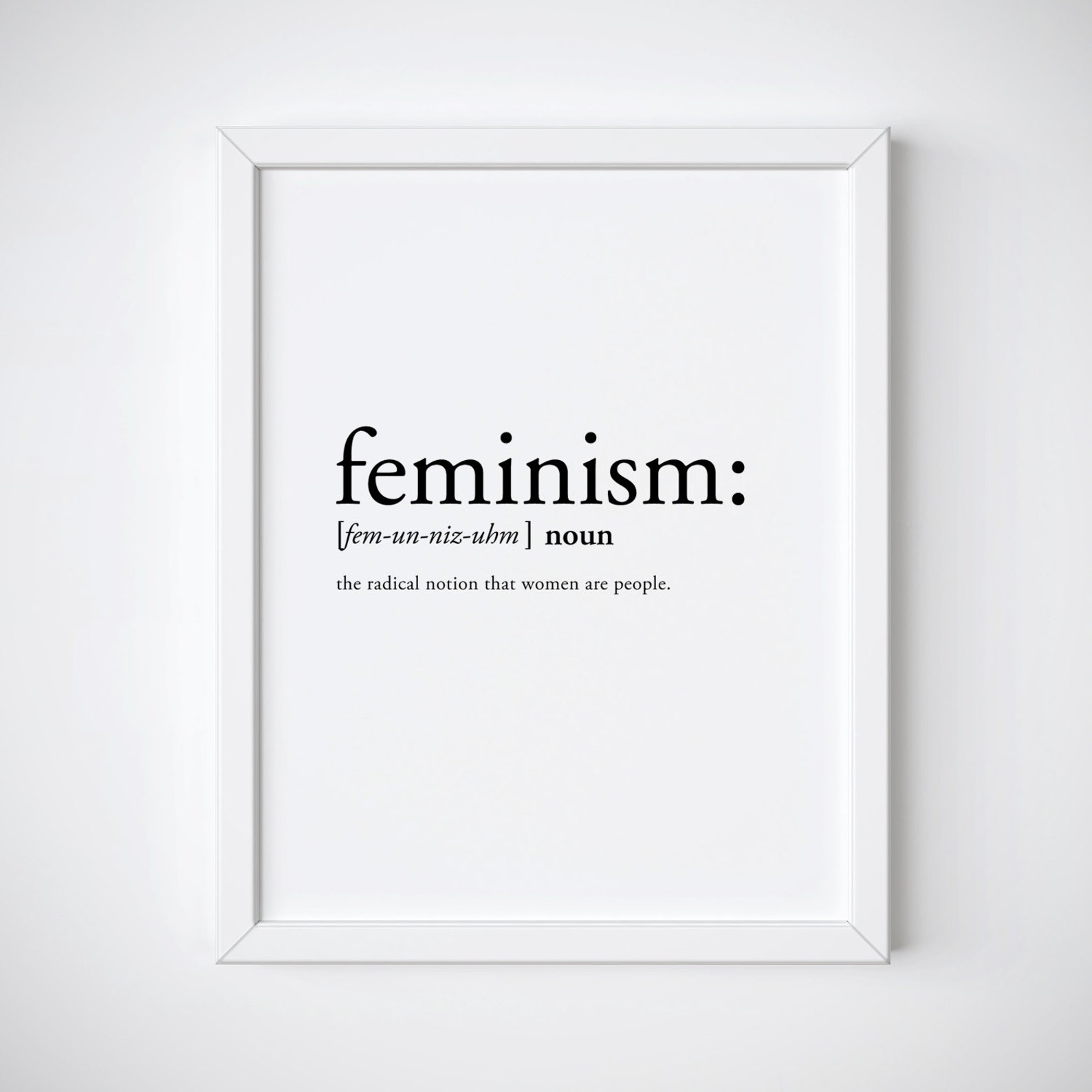 Feminism Print Feminist Poster Womens March Feminism | Etsy