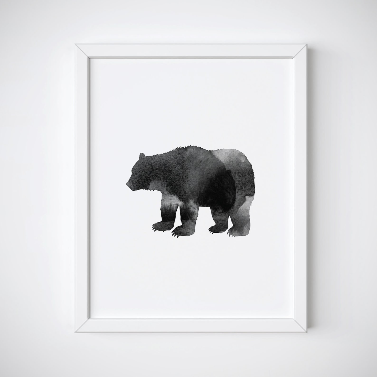 Bear Print Bear Art Bear Wall Art Bear Nursery Print - Etsy