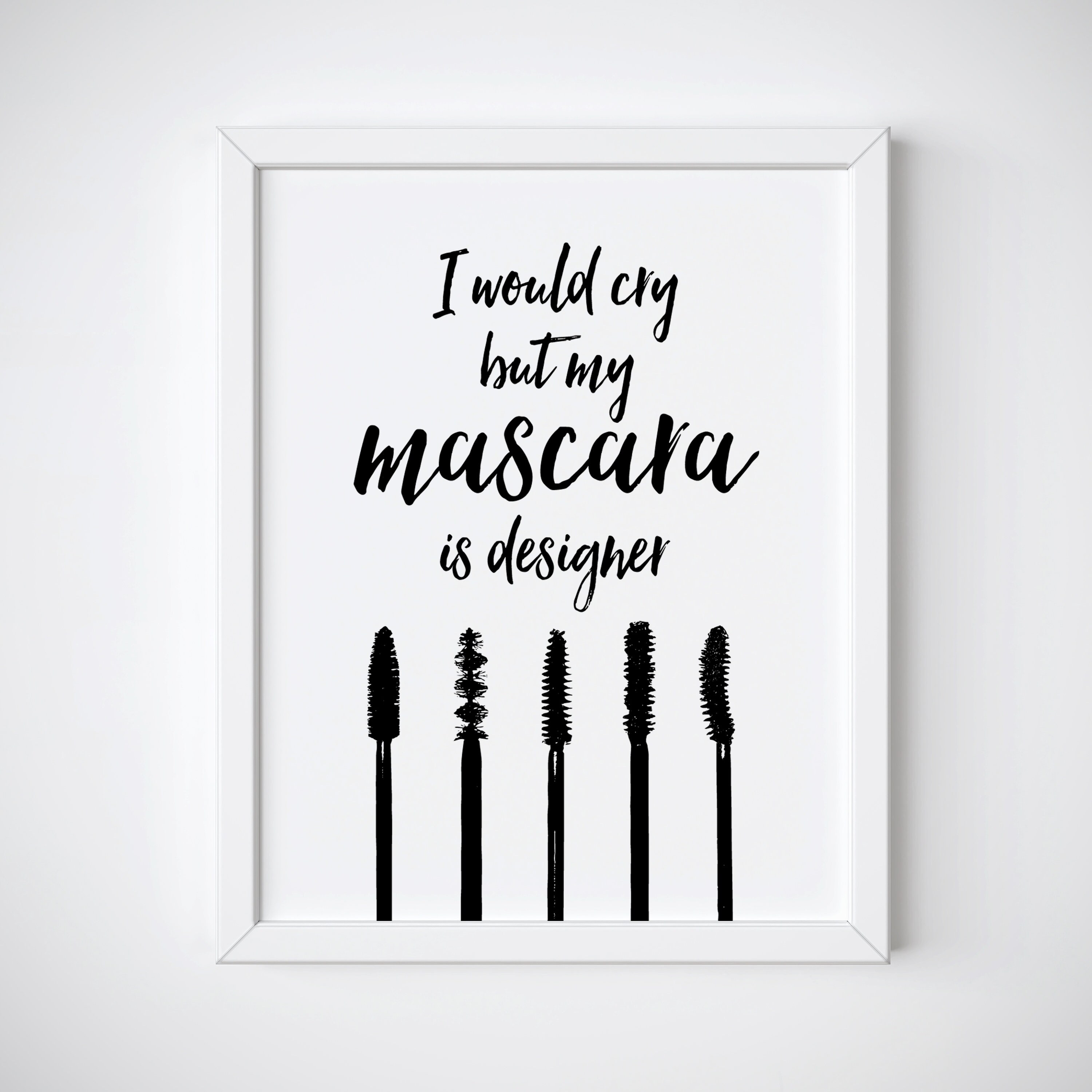 Makeup Wall Decor Makeup Prints Makeup Wall Art Makeup - Etsy