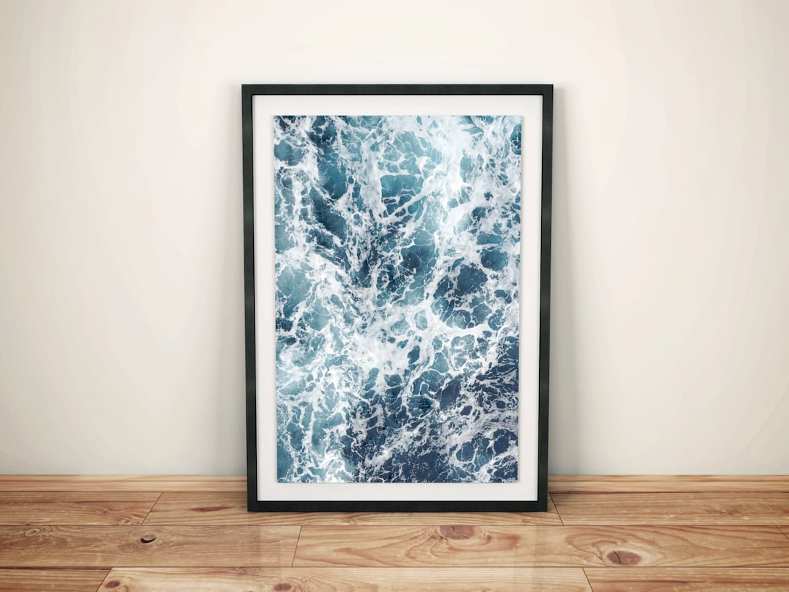 Ocean Print Beach Print Ocean Wave Print Waves Print - Etsy