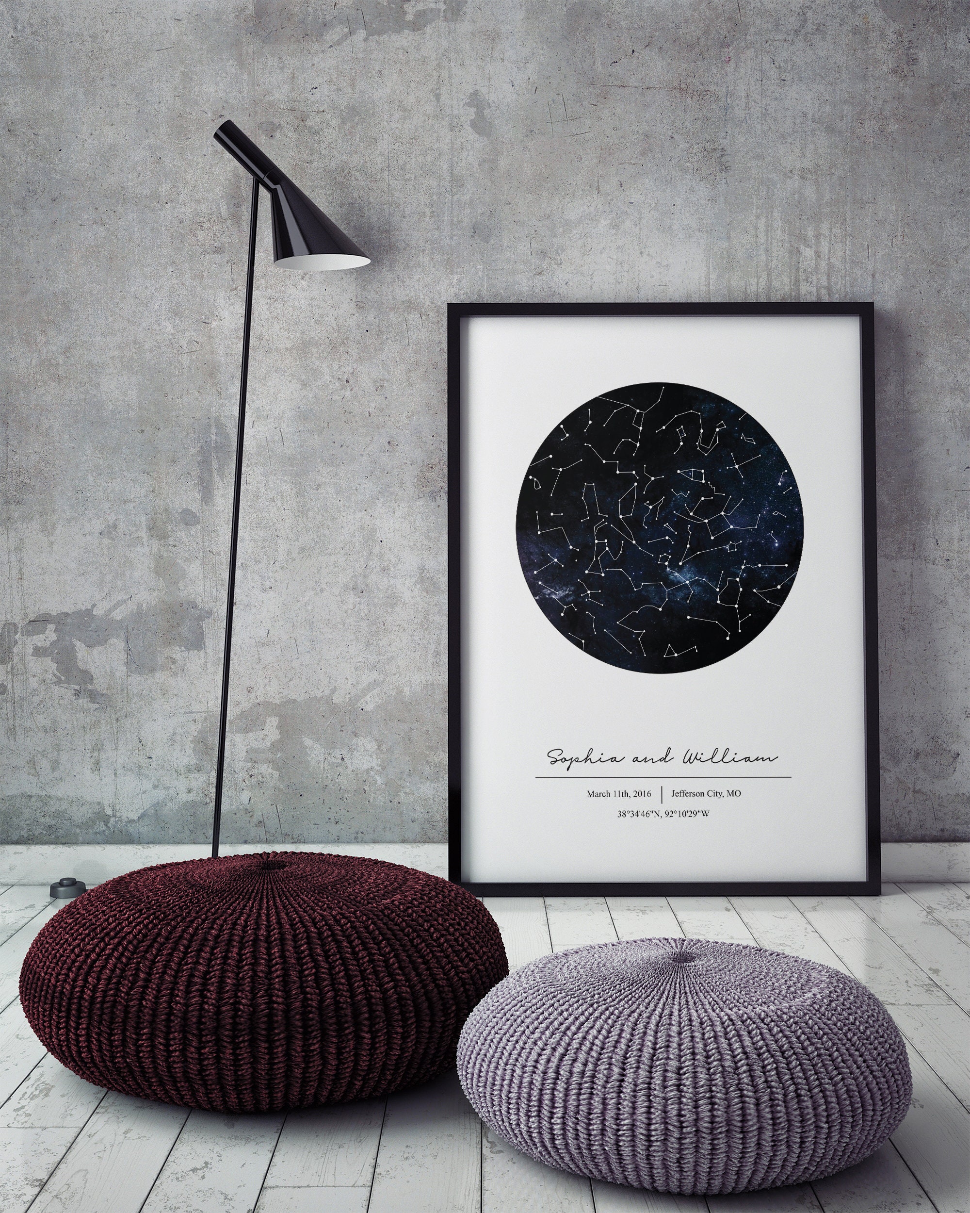 Star Map Custom Star Map Star Maps Star Chart - Etsy