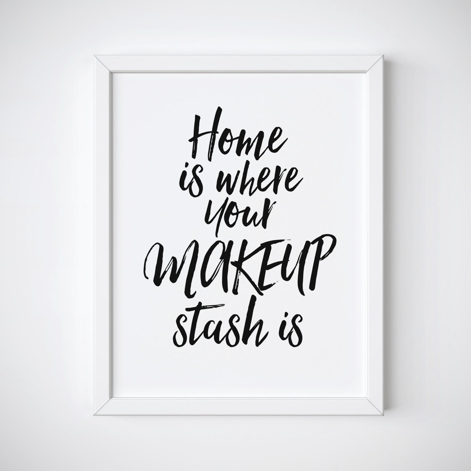 Makeup Print Makeup Art Makeup Quote Beauty Print - Etsy