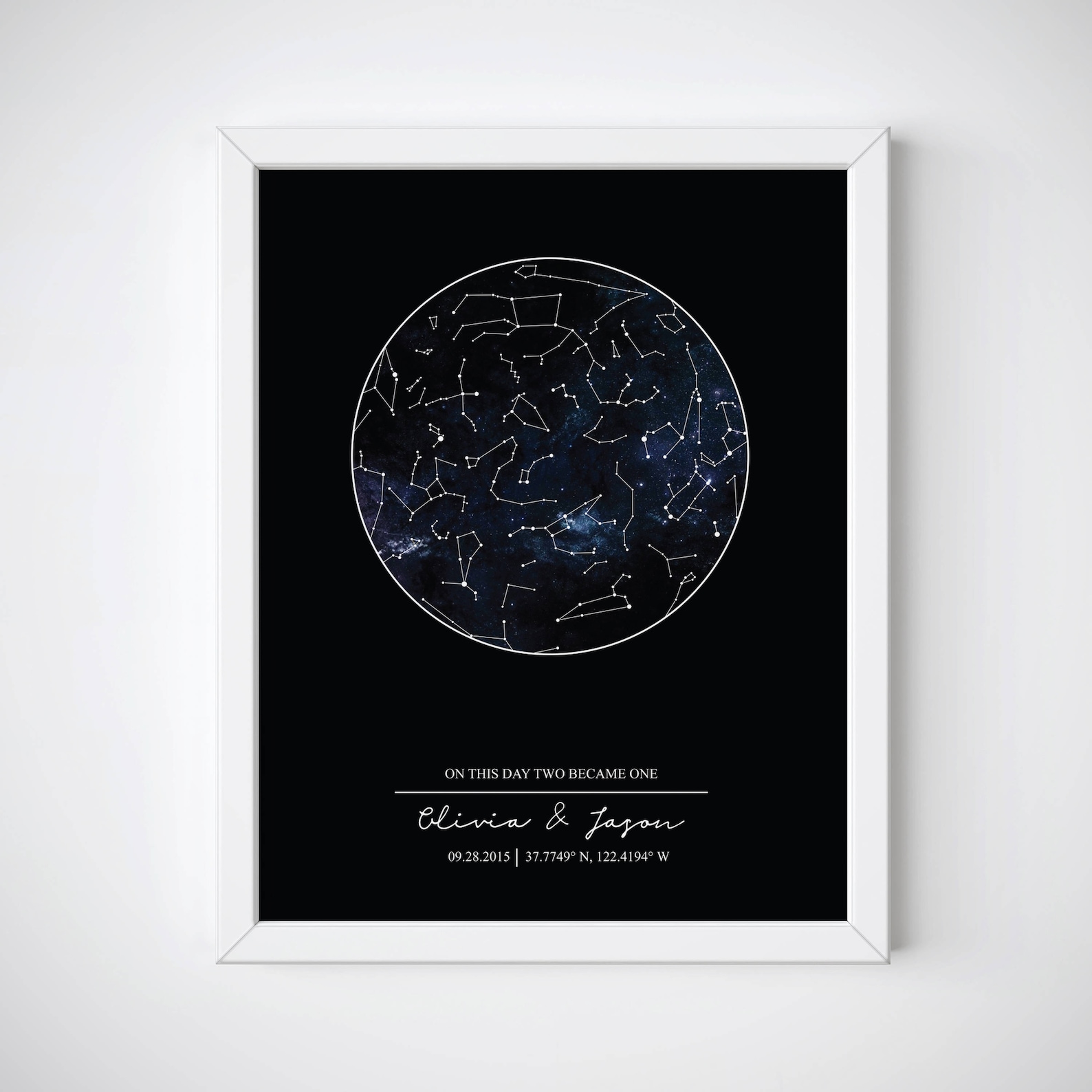 Star Map Custom Star Map Personalized Star Map by Date - Etsy