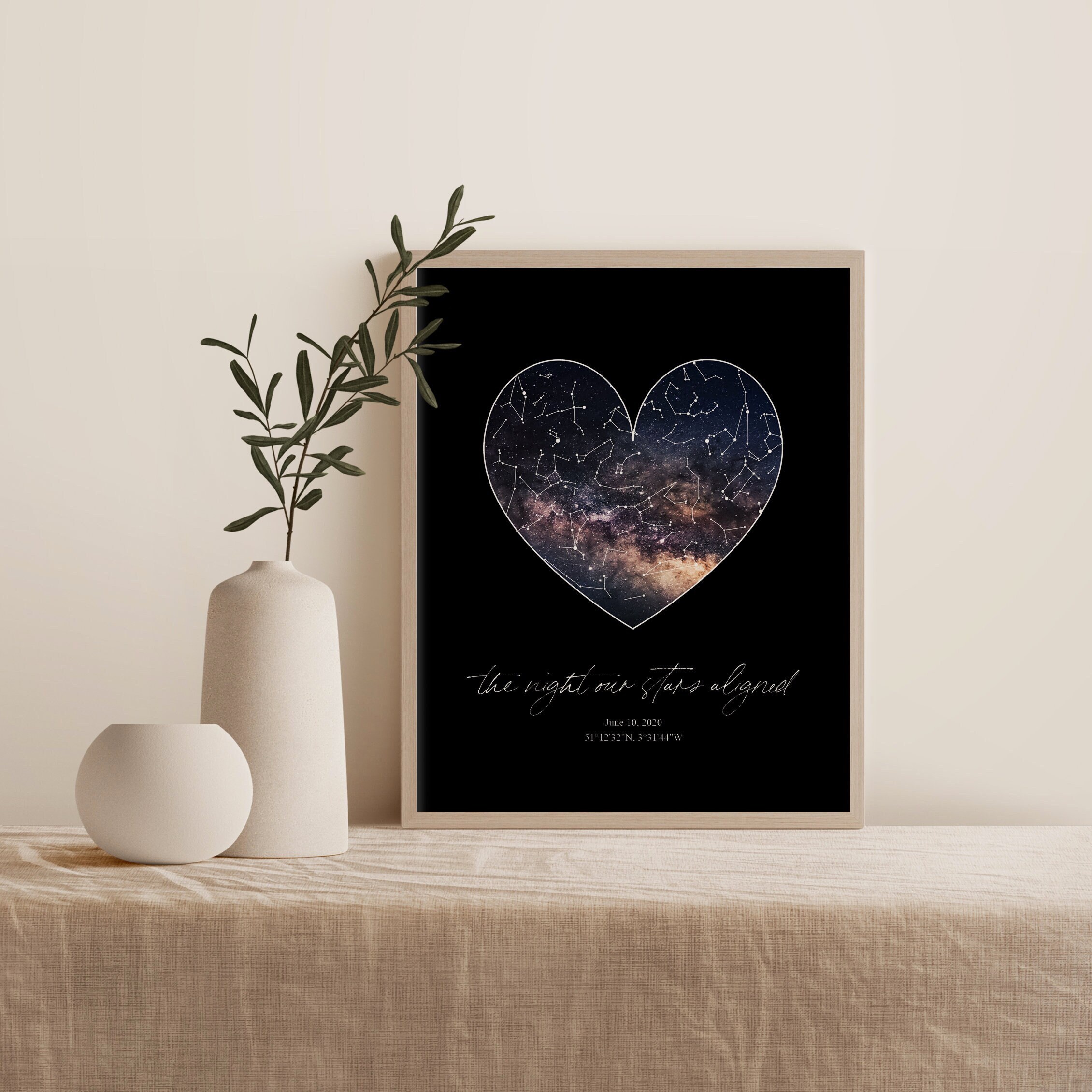 Custom Star Map Constellation Chart Star Chart Custom | Etsy