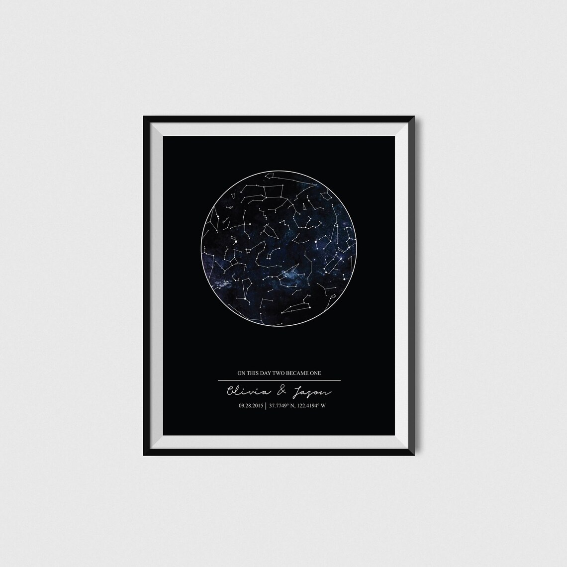 Star Map Custom Star Map Personalized Star Map by Date - Etsy