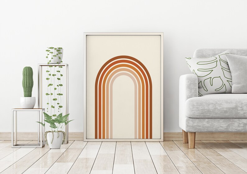 Boho Rainbow Decor Boho Rainbow Print Boho Wall Decor - Etsy