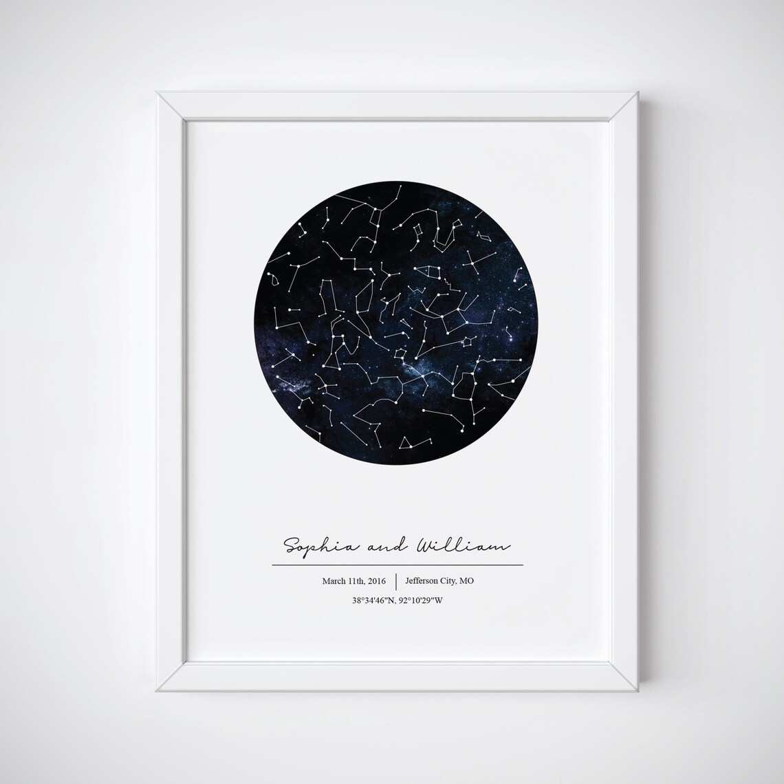 Star Map Custom Star Map Star Maps Star Chart - Etsy
