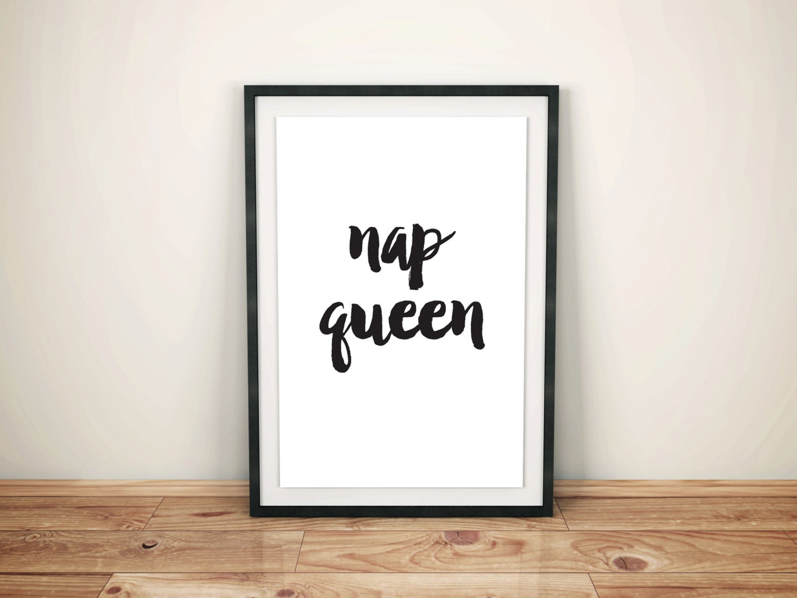 Motivational Quotes Motivational Decor Nap Queen Print | Etsy