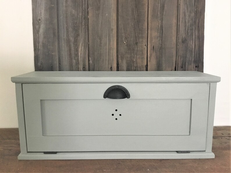 Wood Bread Box Shaker Style Chalk Paint Finish - Etsy Canada