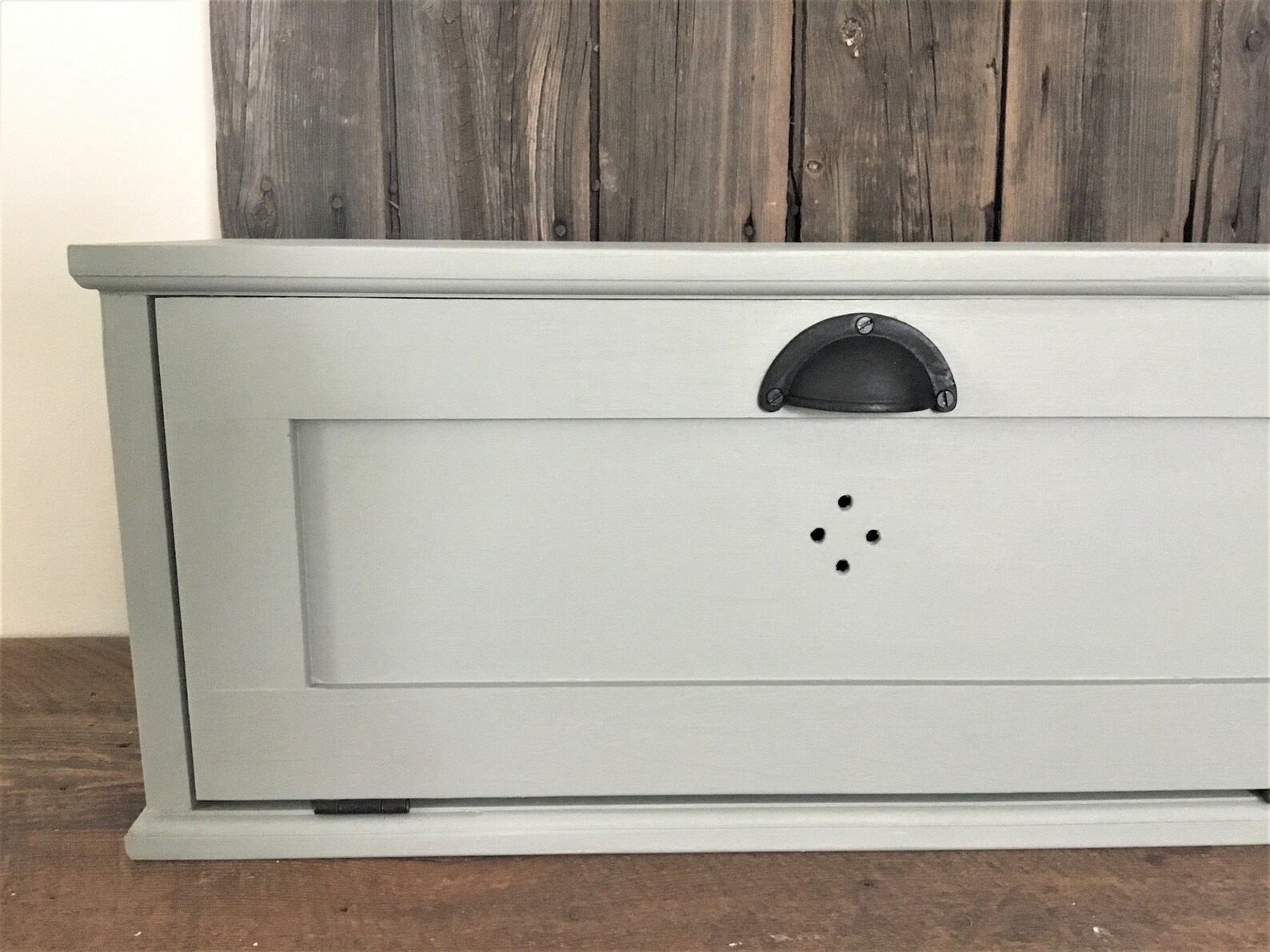 Wood Bread Box Shaker Style Chalk Paint Finish | Etsy