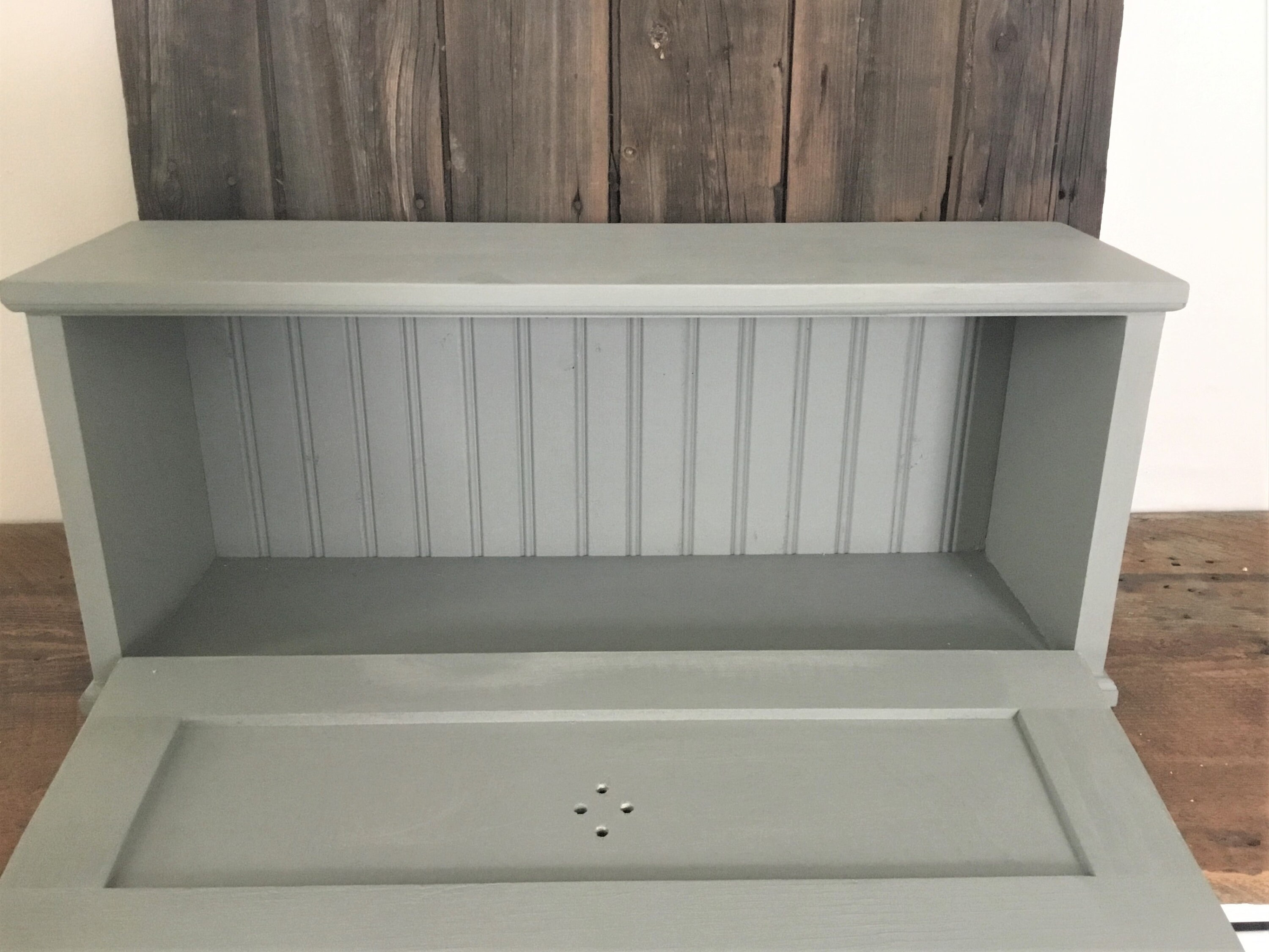 Wood Bread Box Shaker Style Chalk Paint Finish - Etsy Canada